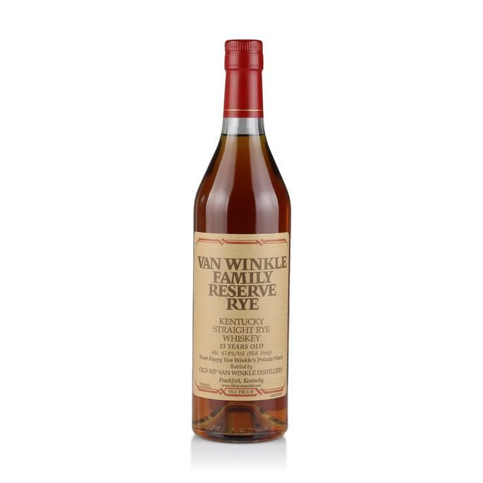 Old Rip Van Winkle Family Reserve Rye 13 Year Old 2020 Release Auction ...