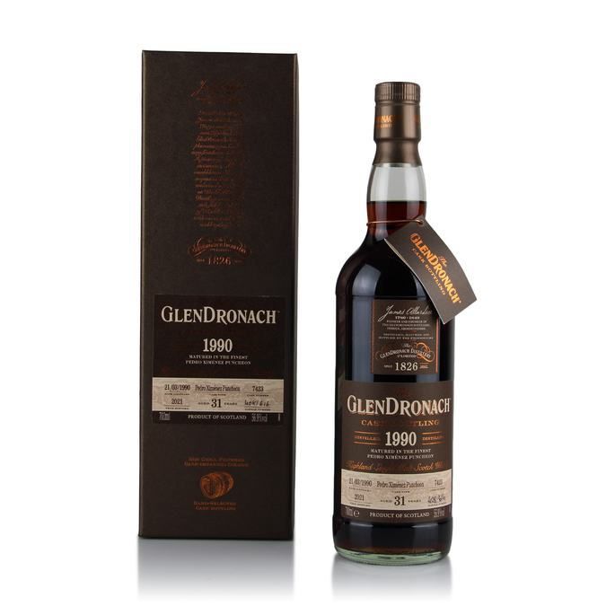 Glendronach 1990 31 Year Old Single PX Puncheon #7423 Auction ...