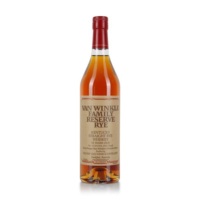 Old Rip Van Winkle Family Reserve Rye 13 Year Old 2022 Bottling Auction ...