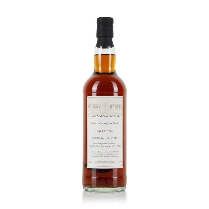 Springbank 1999 21 Year Old Single Sherry Hogshead #412 // Whisky ...