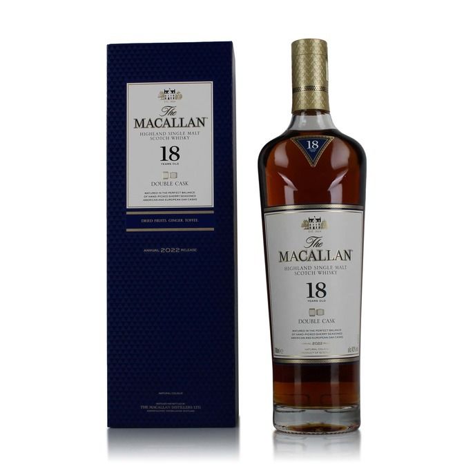 Macallan 18 Year Old Double Cask 2022 Release Auction | Australian Whisky Auctions