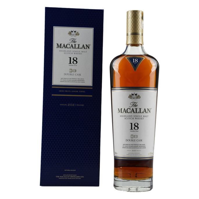 Macallan 18 Year Old Double Cask 2021 Release Auction | Australian Whisky Auctions