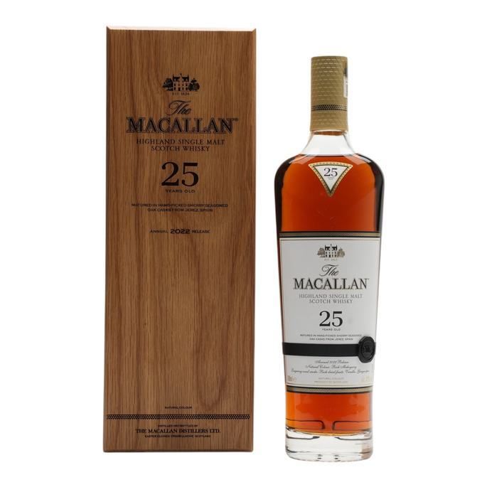 Macallan 25 Year Old Sherry Oak 2022 Release Auction | Australian ...