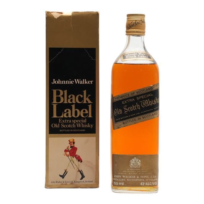 Johnnie Walker Black Label Extra Special 1970s Bottling (750ml) Auction ...