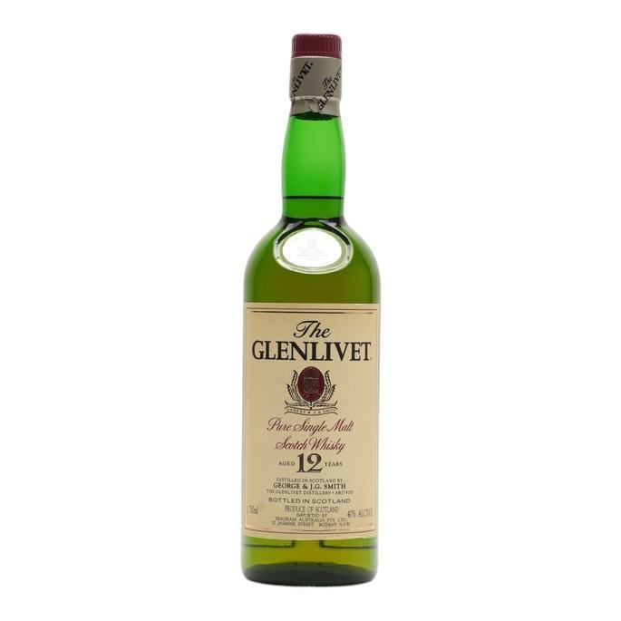 Glenlivet 12 Year Old Early 1990s Bottling Seagram Import Auction | Australian Whisky Auctions