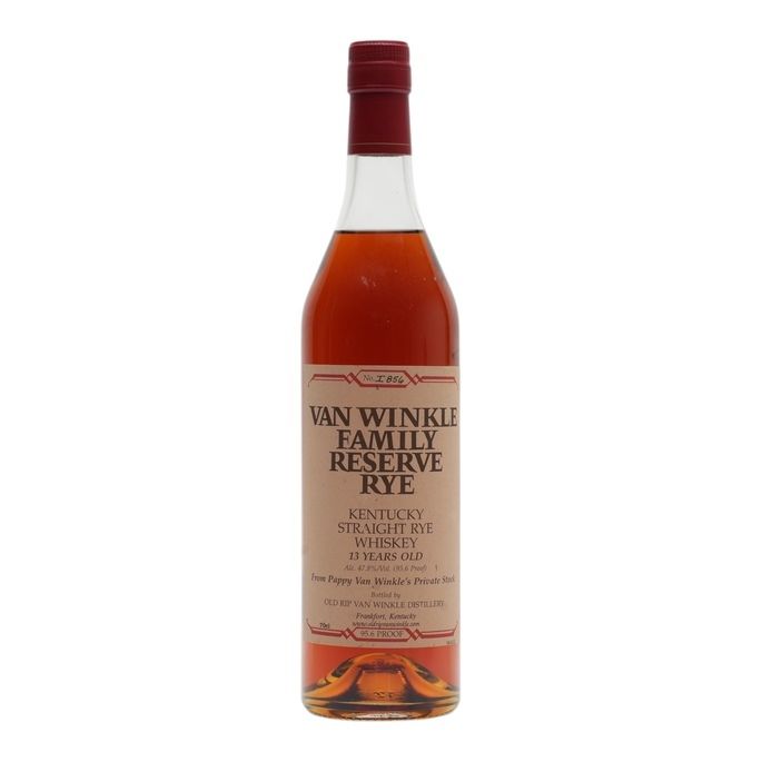 Old Rip Van Winkle Family Reserve Rye 13 Year Old 2007 Bottling Auction ...