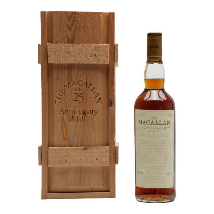 Macallan 25 Year Old Anniversary Malt Maxxium Import Early 2000s ...