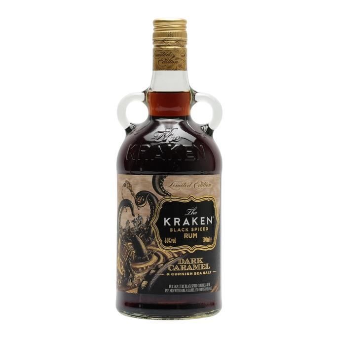 Kraken Black Spiced Rum Dark Caramel and Cornish Sea Salt Limited ...