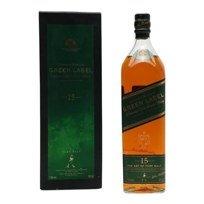 Johnnie Walker Green Label 15 Year Old (1000ml) Auction | Australian ...