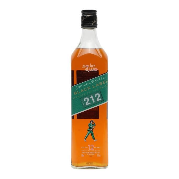 Johnnie Walker Black Label 12 Year Old Squid Game Player No. 212 ...