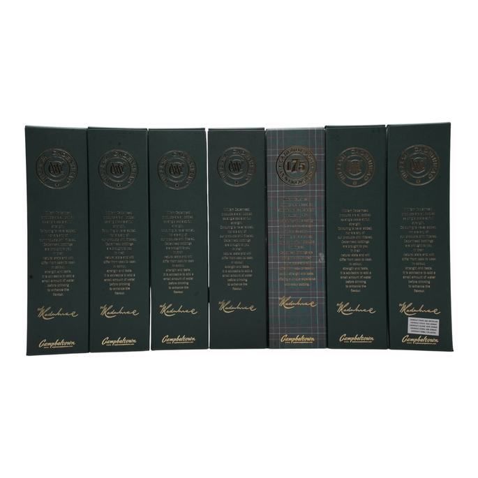 Cradle Mountain 1996 Full Set // Cadenhead's World Whiskies (7 x 700ml ...