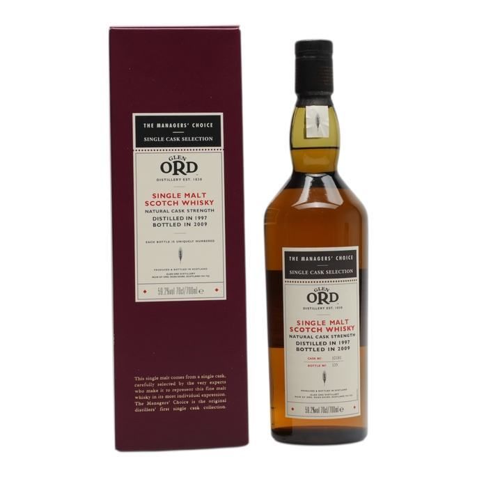Glen Ord 1997 Cask 10181 The Managers' Choice Bottled 2009 Auction ...