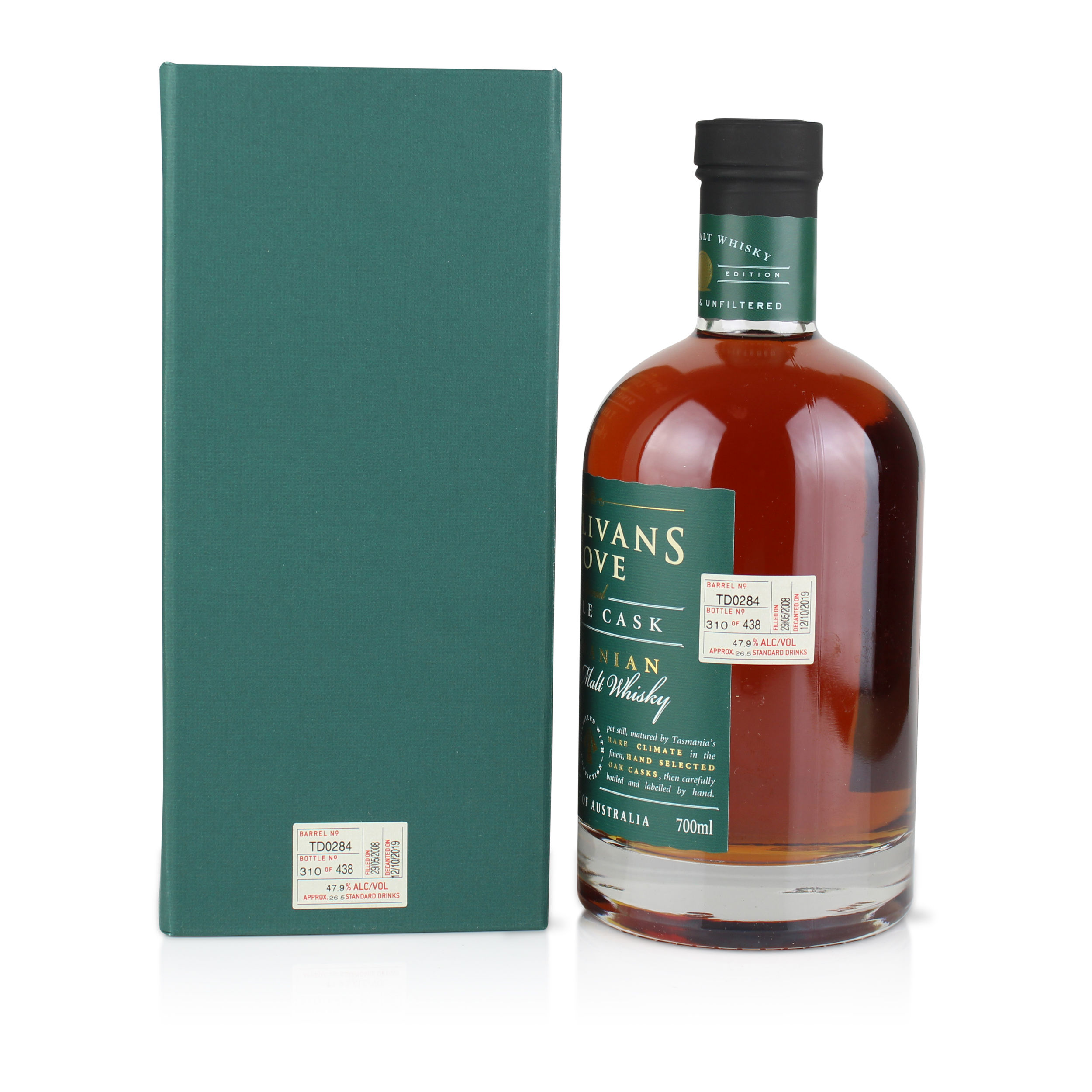 Sullivans Cove Special Cask Edition #8 TD0284 Auction | Australian ...