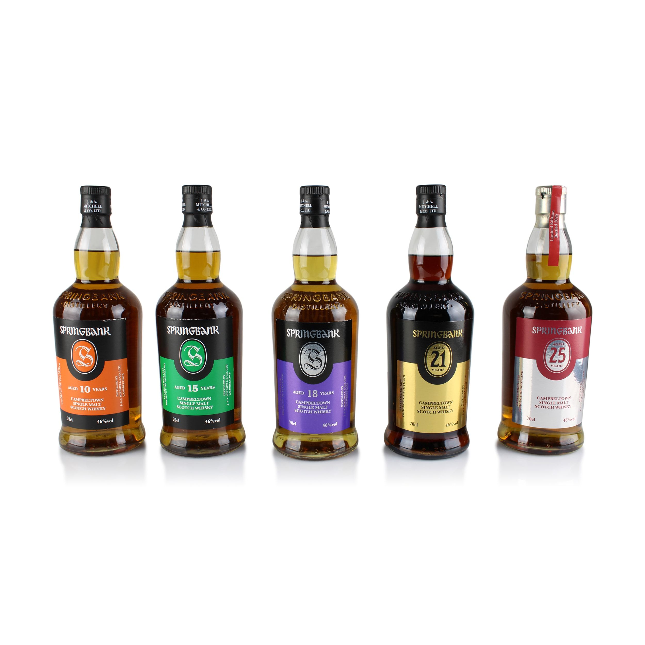 Springbank 5 Bottle Collection (5x700ml Bottles) Auction | Australian ...