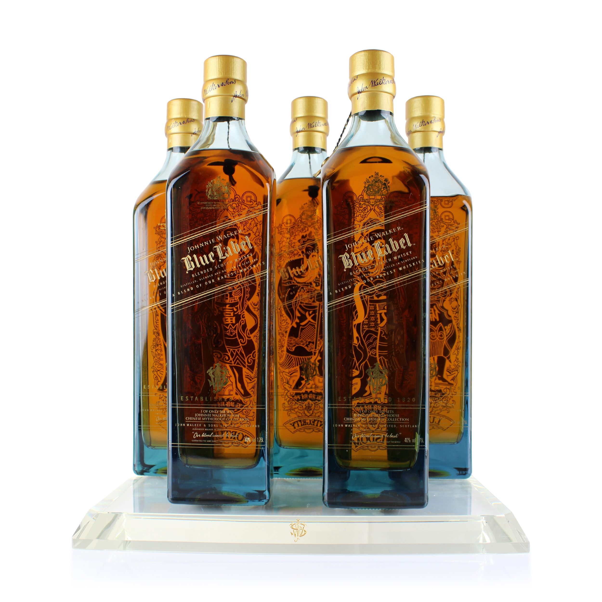 Johnnie Walker Chinese Mythology 1.75L Limited Edition 5 Bottle Set ...