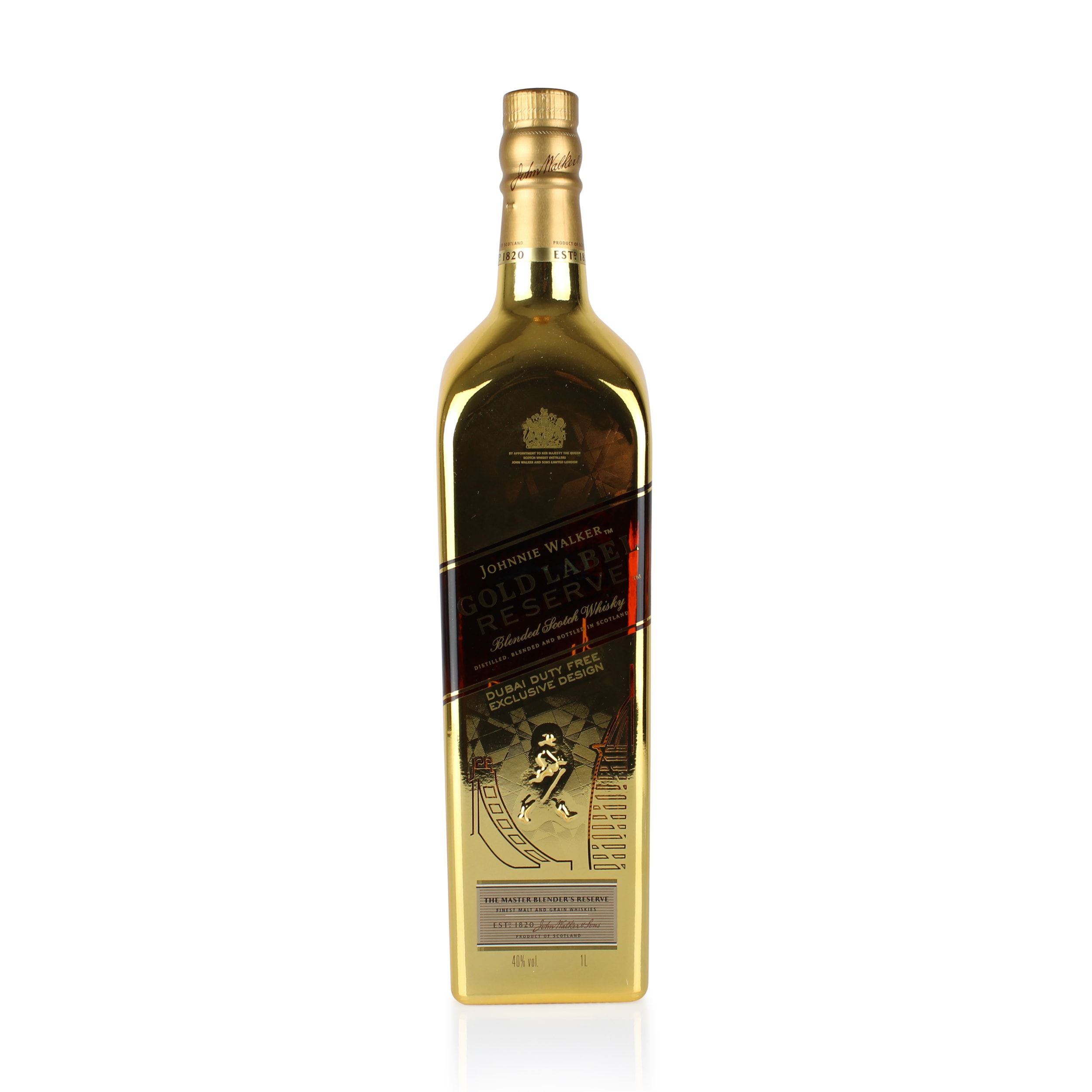 Johnnie Walker Gold Label Reserve 1L Dubai Duty Free Exclusive Design ...