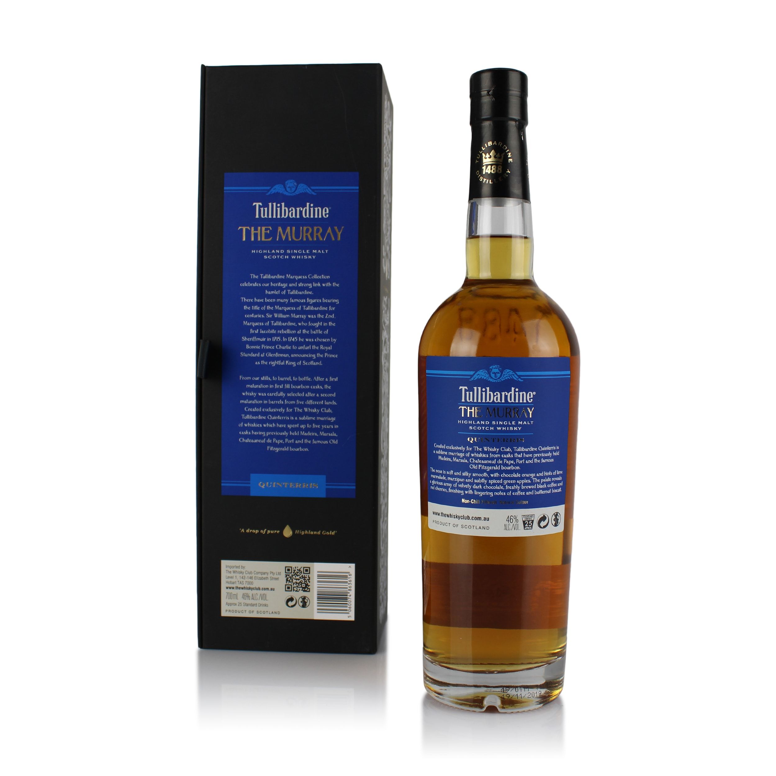 Tullibardine The Murray Marquess Collection 11 Year Old Quinterris ...