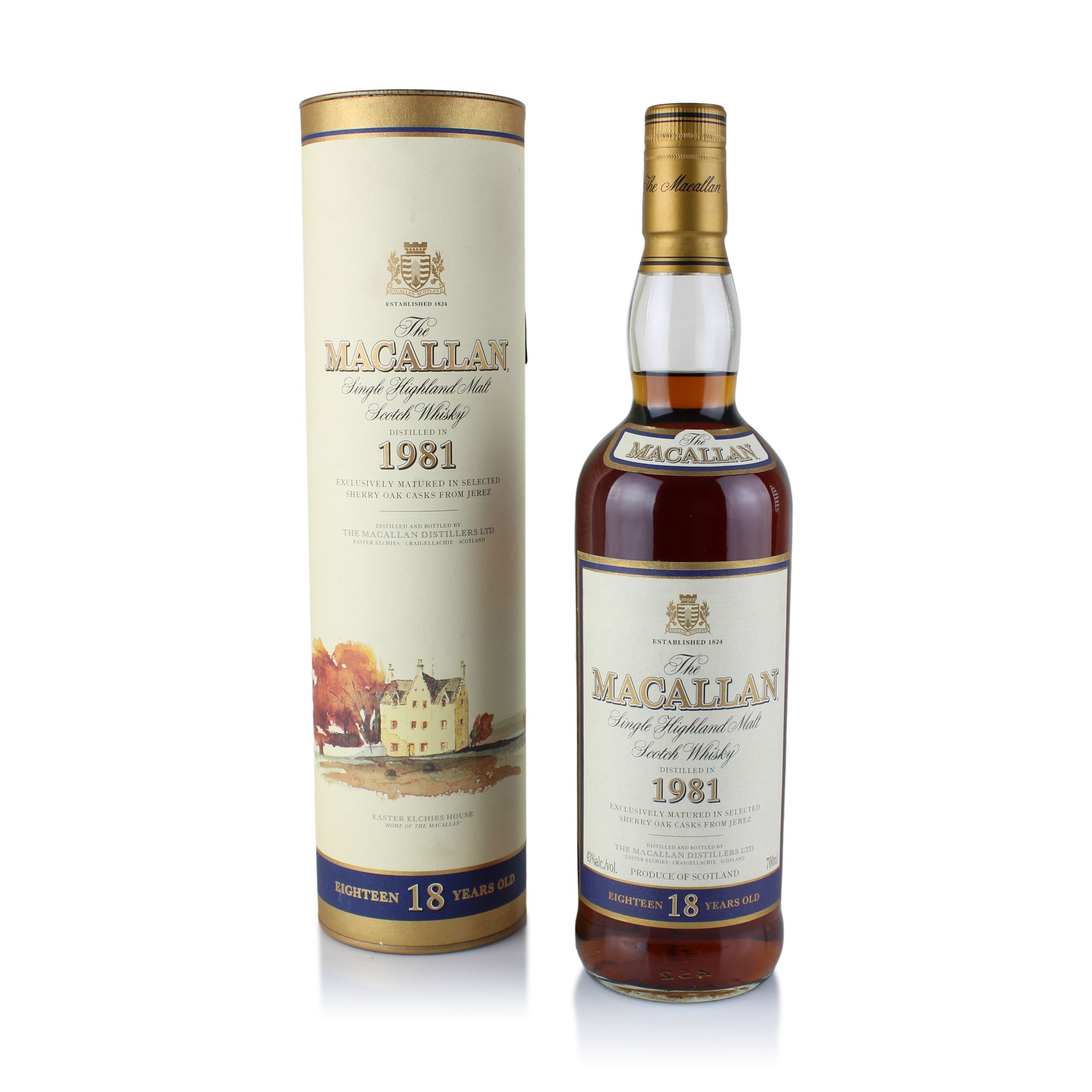 Macallan 1981 18 Year Old Sherry Oak Remy Australia Import Auction ...