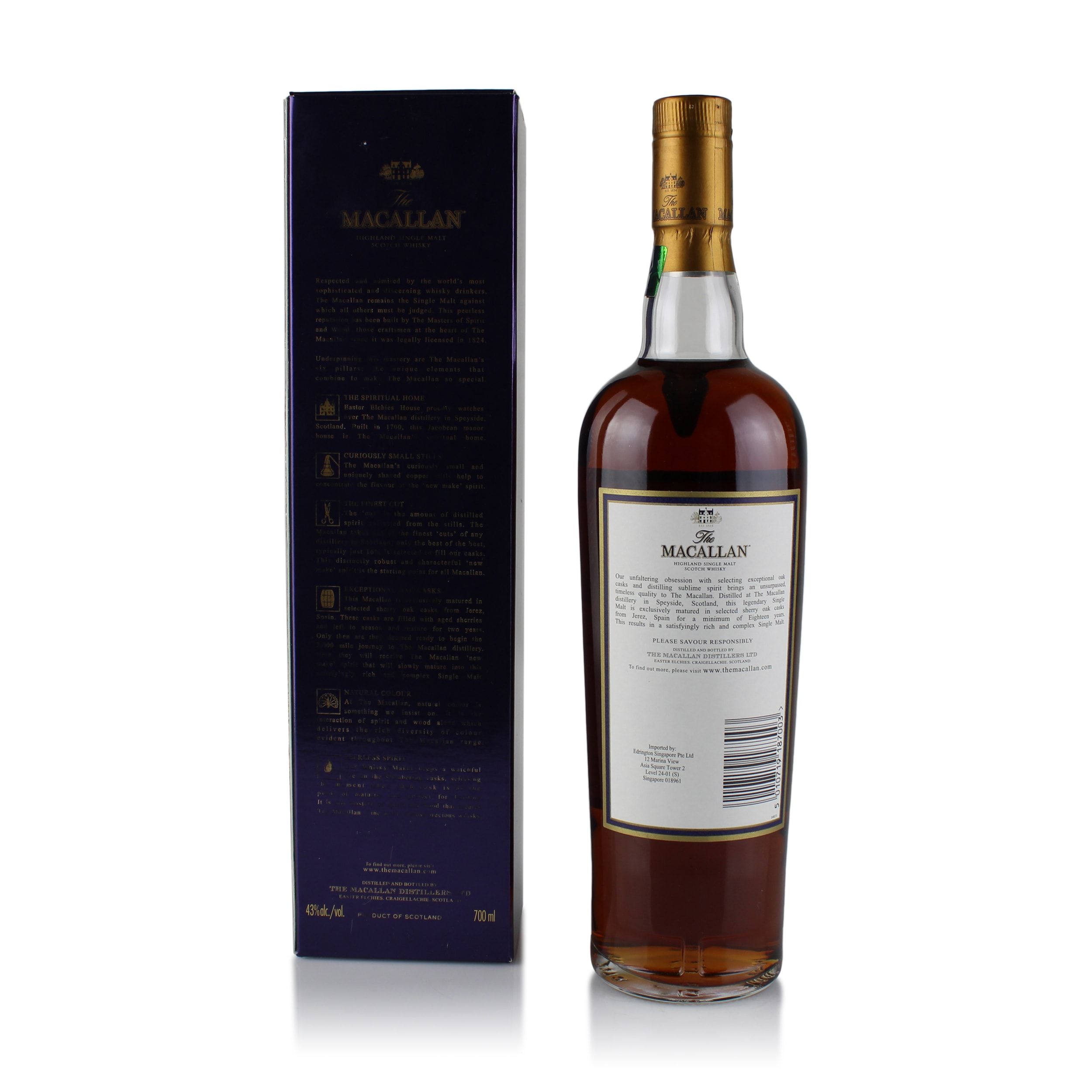 Macallan 1997 18 Year Old Jerez Sherry Oak Auction | Australian Whisky ...
