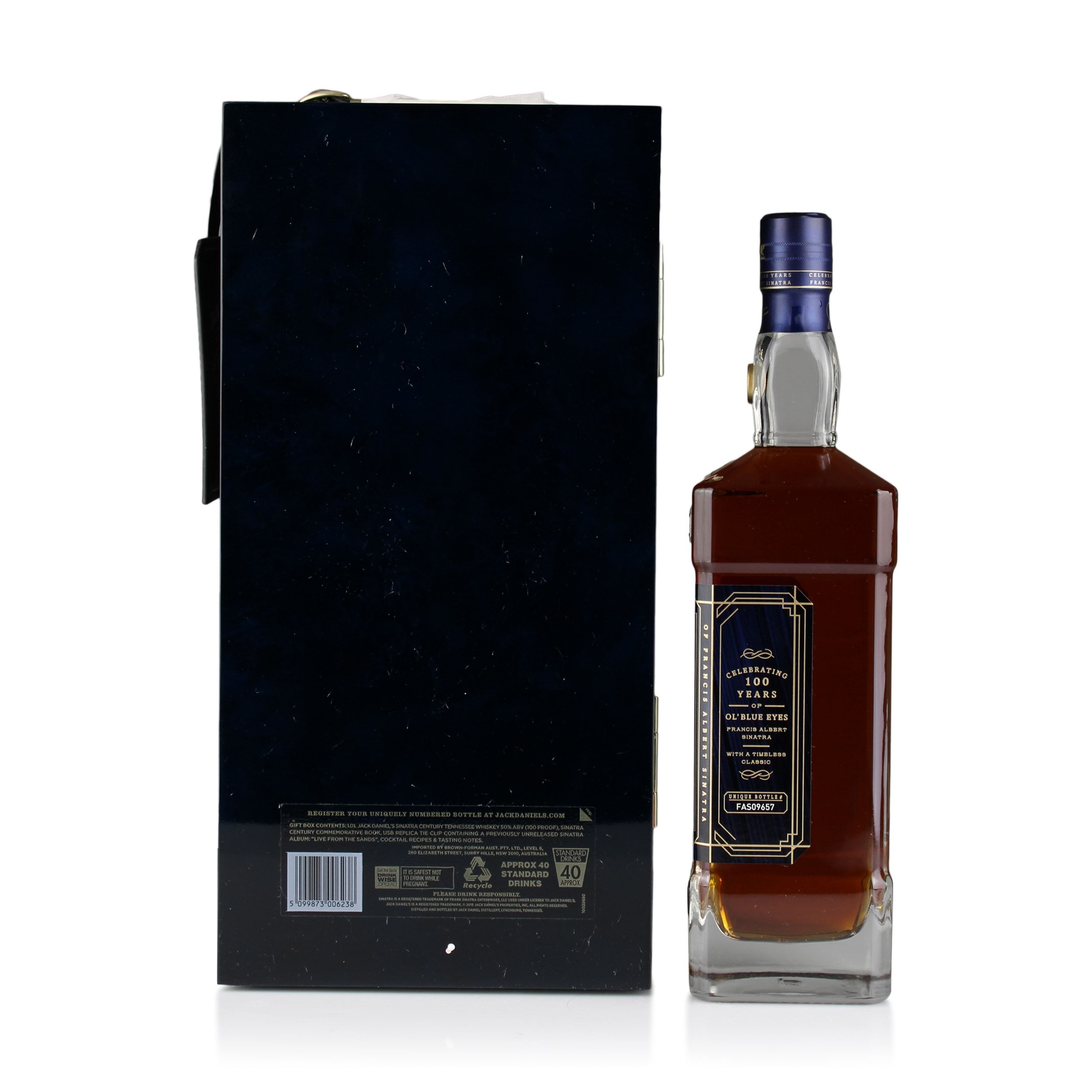 Jack Daniel's Frank Sinatra Century Edition 1000ml Auction | Australian ...