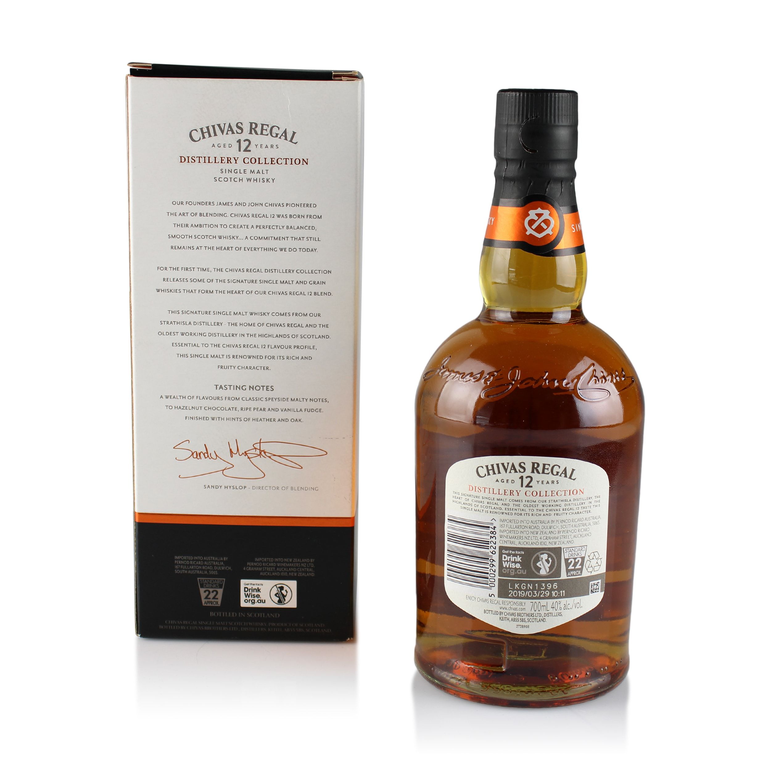 Chivas Regal Strathisla 12 Year Old Single Malt Auction | Australian ...