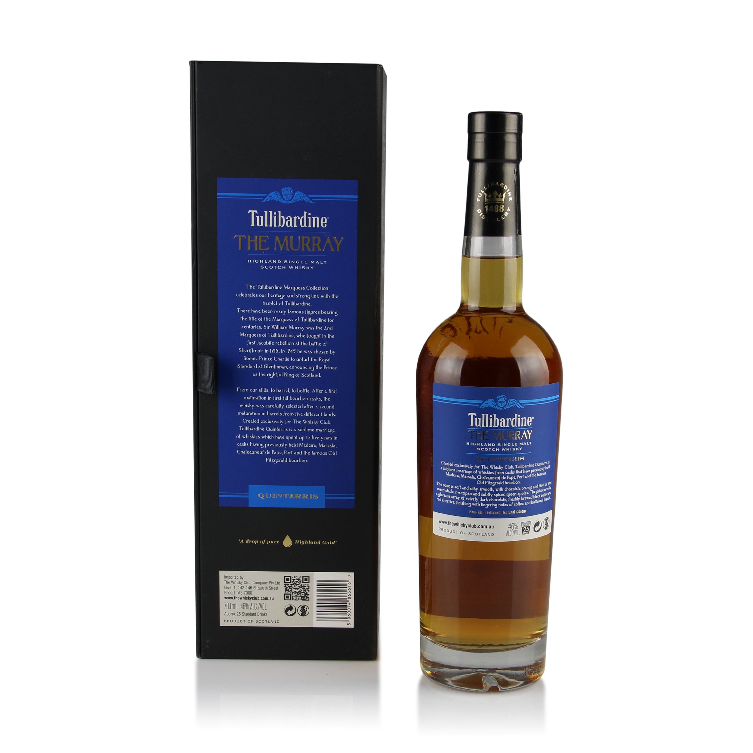 Tullibardine The Murray Marquess Collection 11 Year Old Quinterris ...