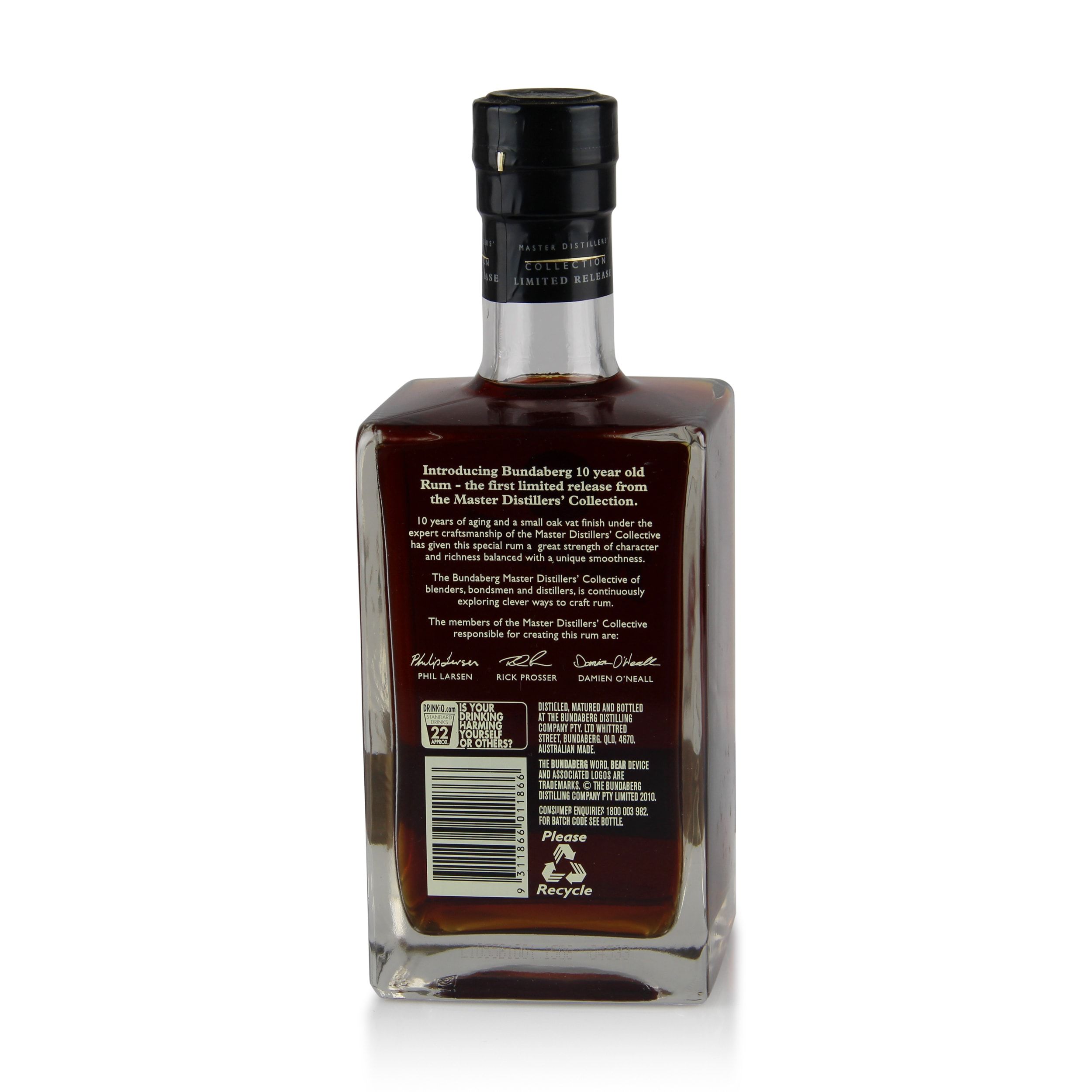 Bundaberg 10 Year Old Master Distiller Collection Auction | Australian ...