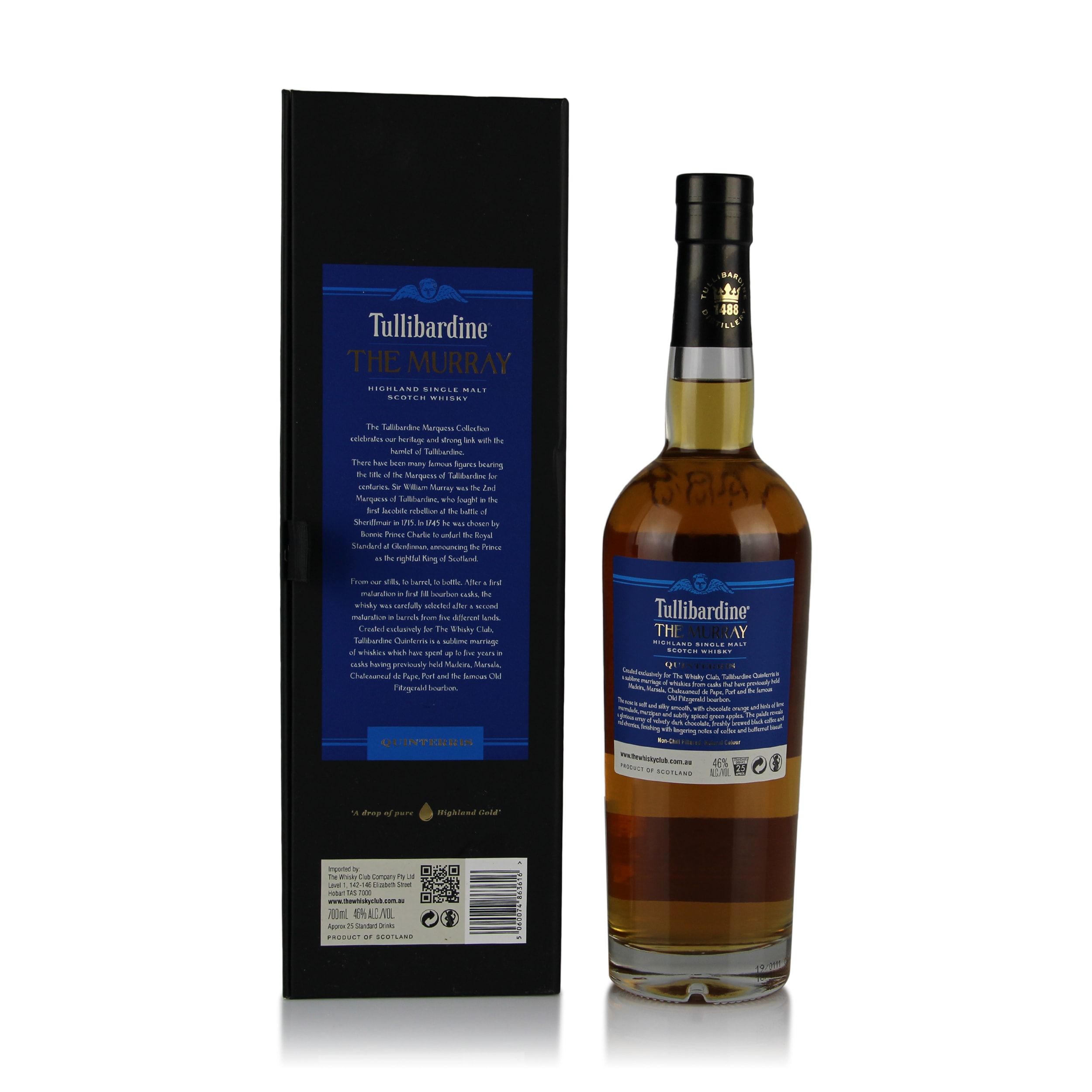 Tullibardine The Murray Marquess Collection 11 Year Old Quinterris ...