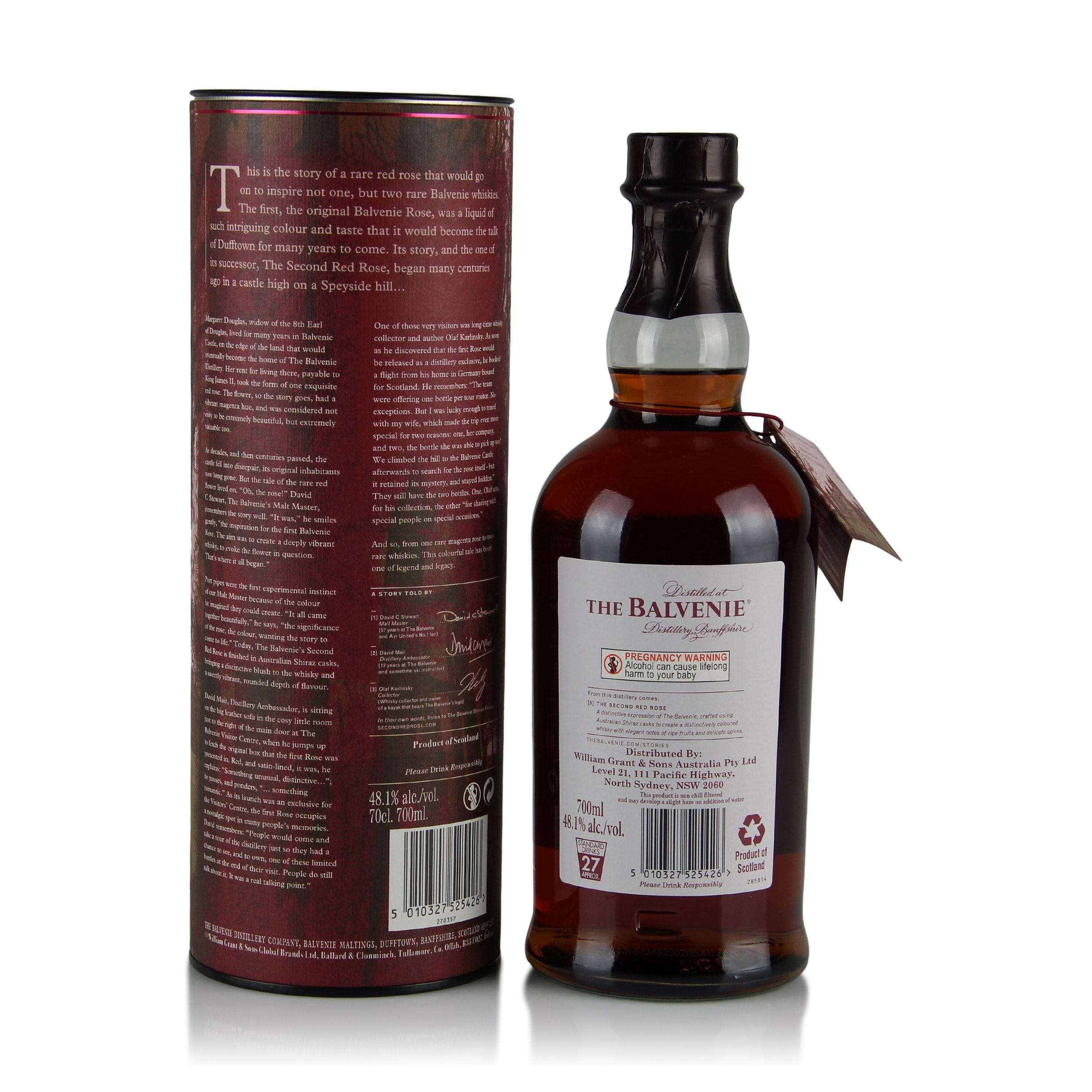 Balvenie 21 Year Old The Second Red Rose Auction | Australian Whisky ...