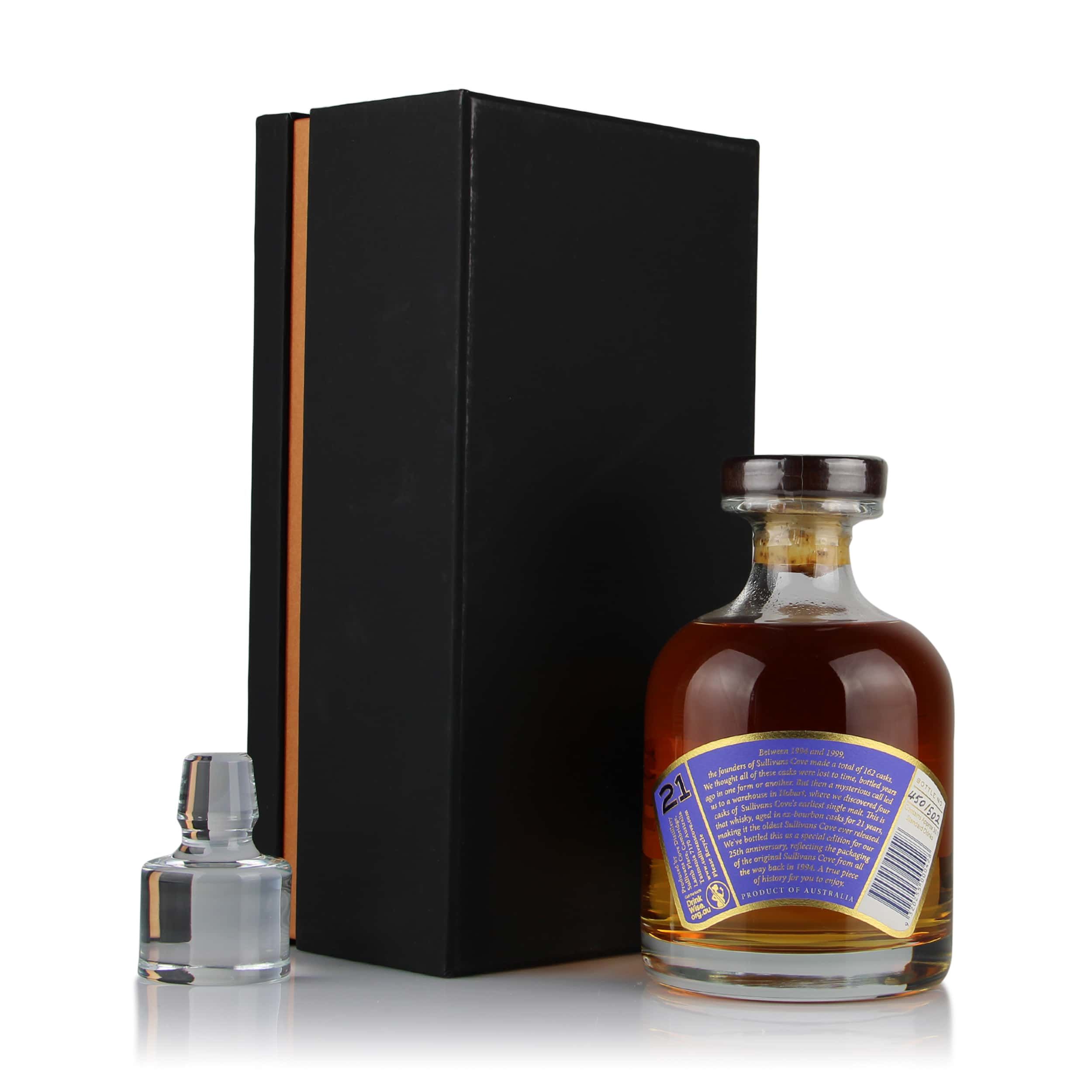 Sullivans Cove 21 Year Old 25th Anniversary Special Edition Auction ...