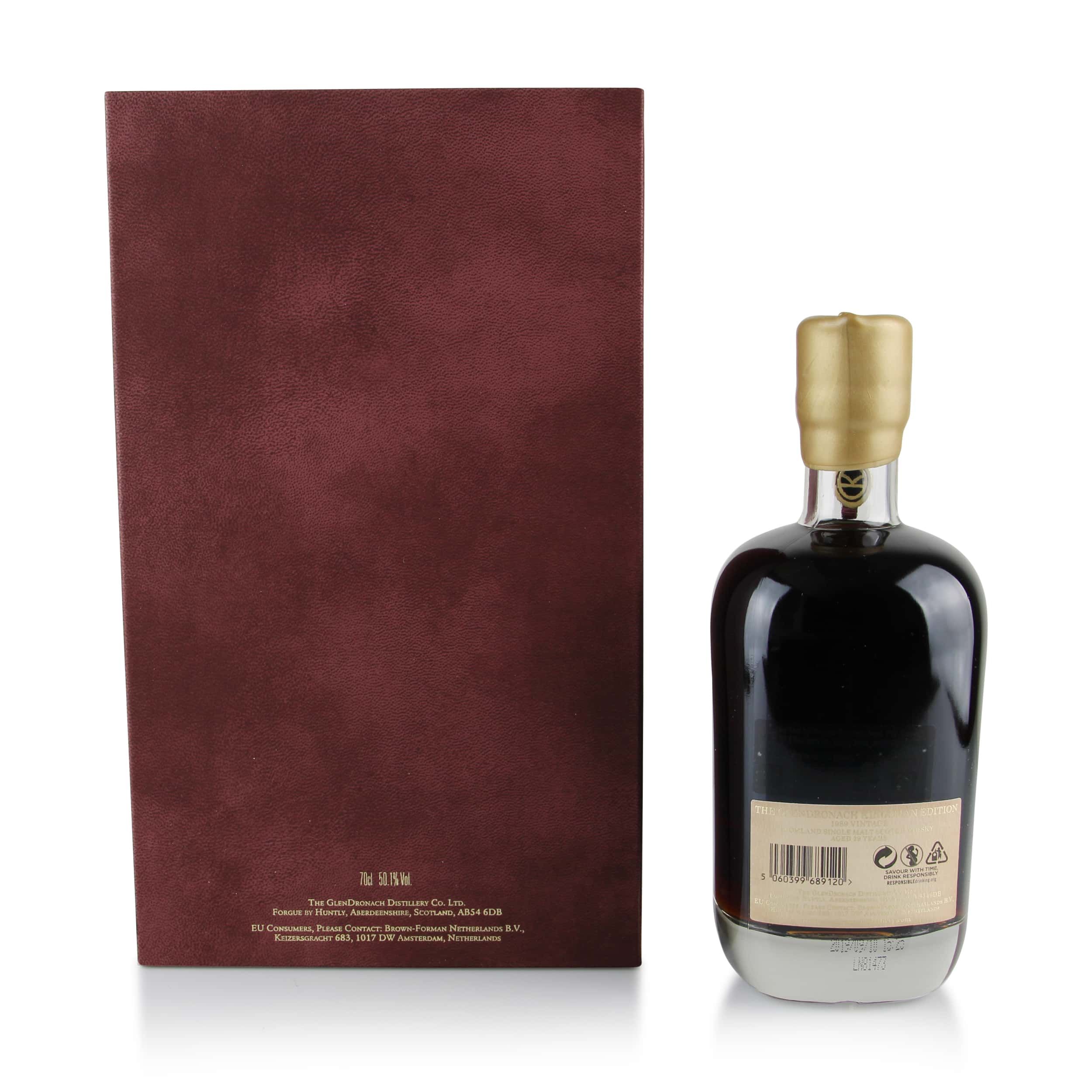 Glendronach 1989 Vintage 29 Year Old Kingsman Edition Auction ...