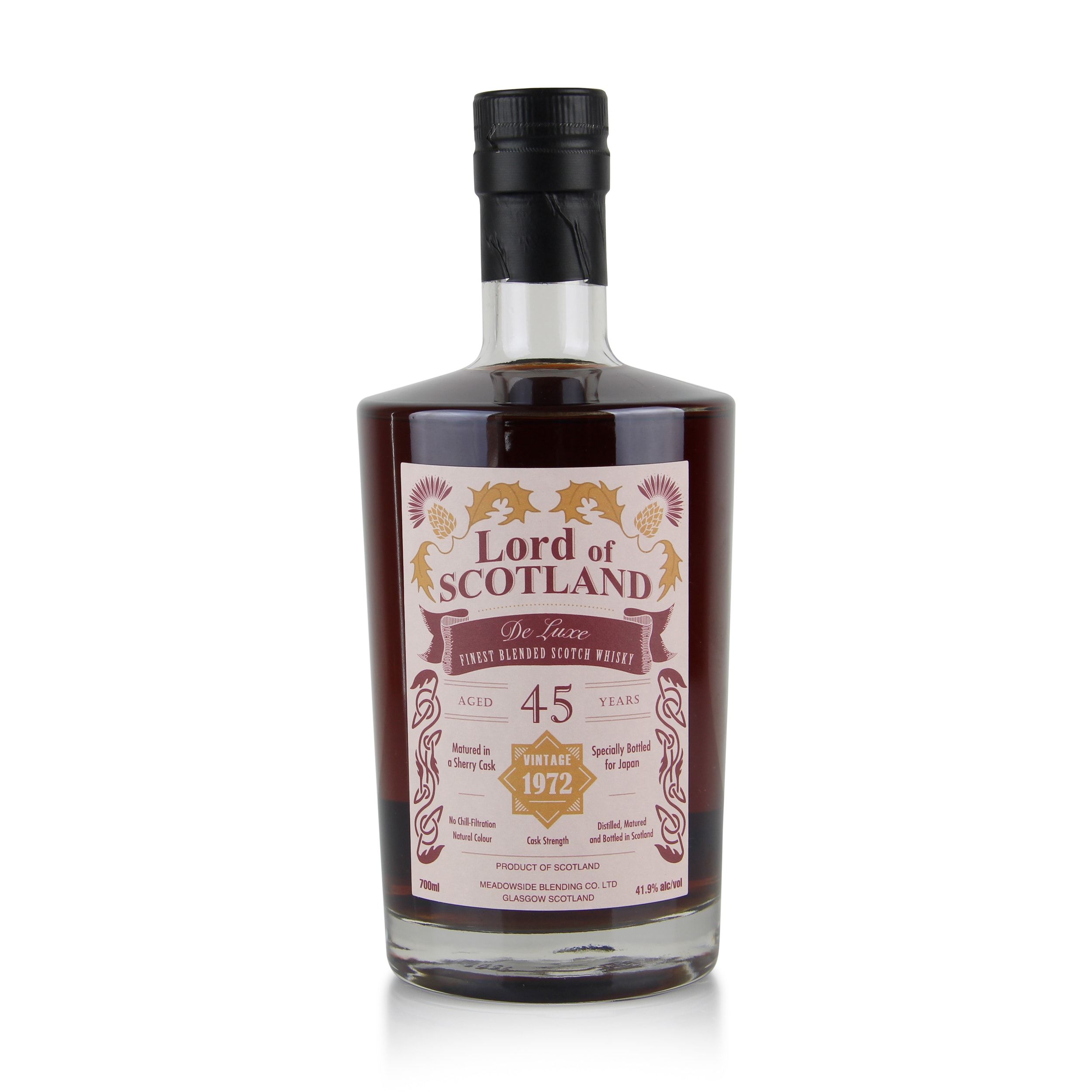 Lord Of Scotland 1972 45 Year Old De Luxe Blended Scotch Whisky ...