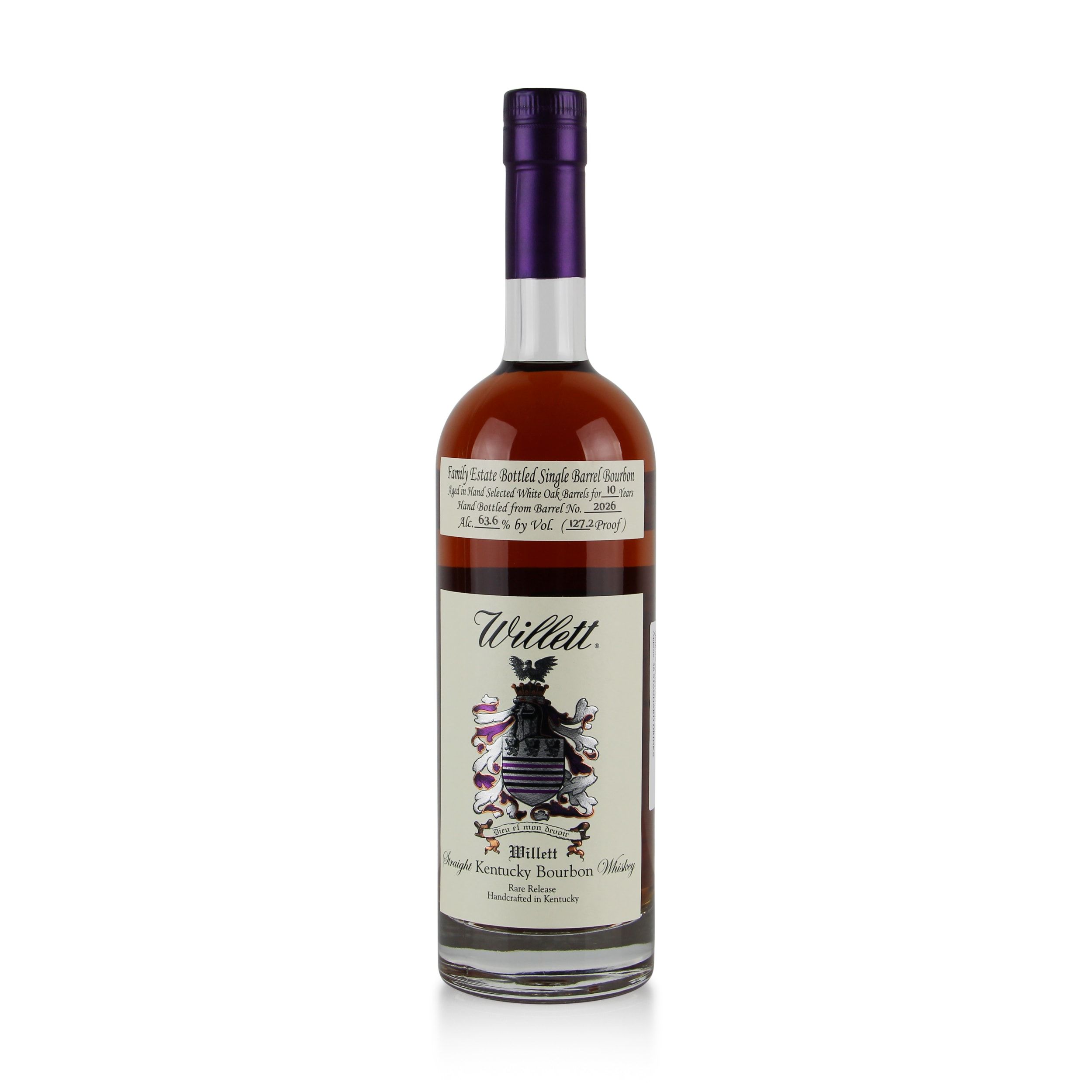Willett 10 Year Old Family Estate Bourbon Single Barrel 2026 Cerbaco ...