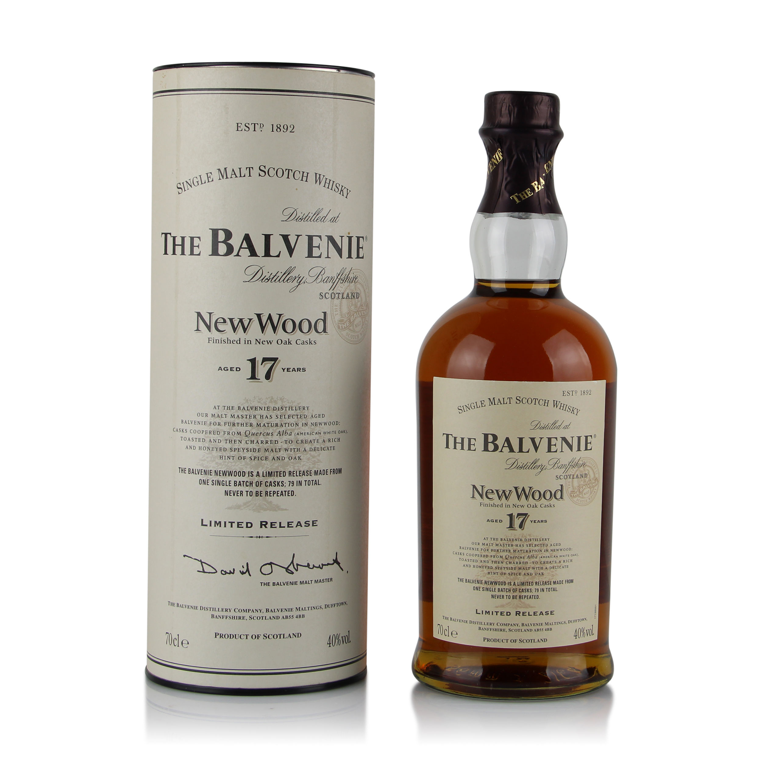 Balvenie 17 Year Old New Wood Auction | Australian Whisky Auctions