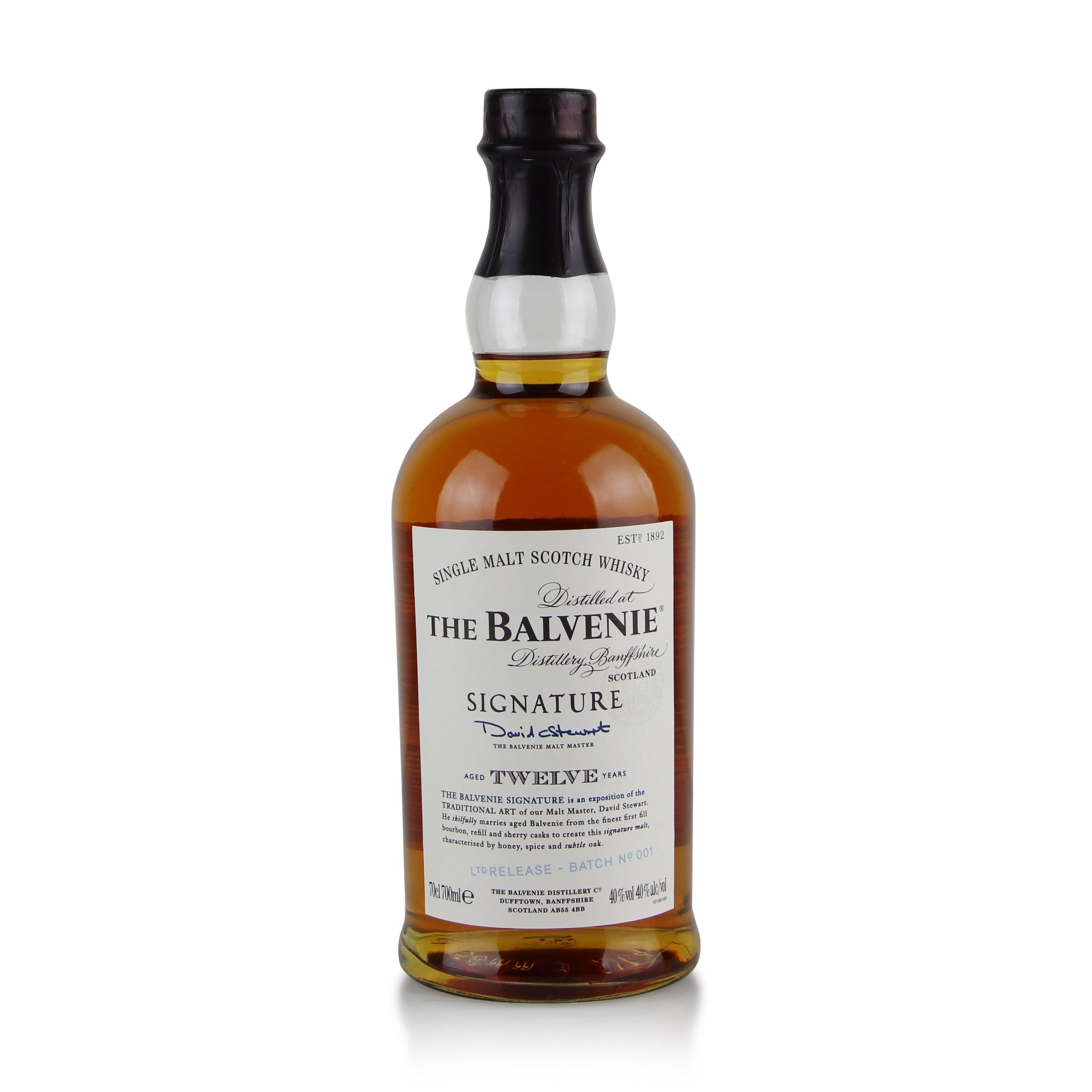 Balvenie Signature 12 Year Old Batch No 001 Auction | Australian Whisky ...