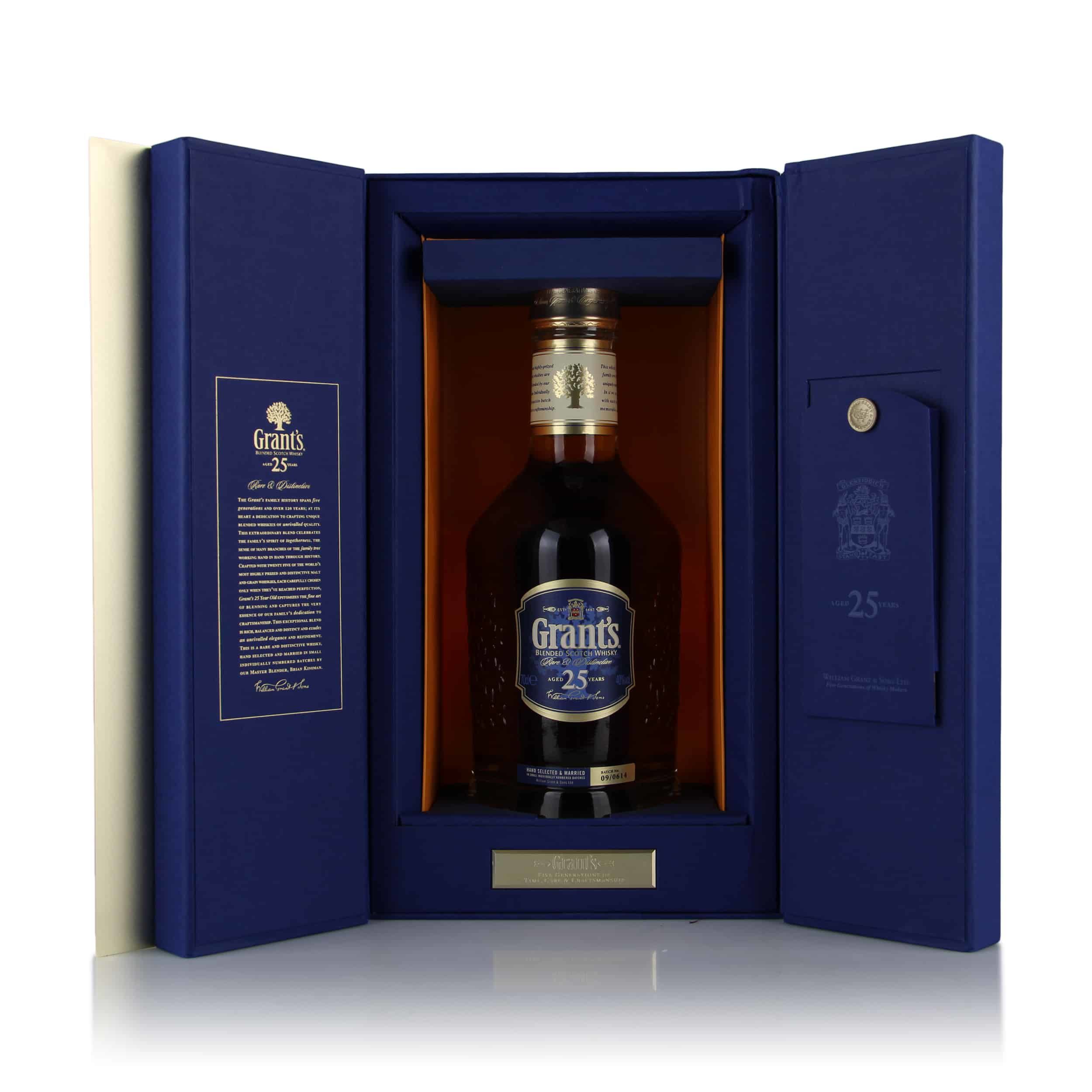 Grants 25 Year Old Blended Scotch Whisky Auction | Australian Whisky ...