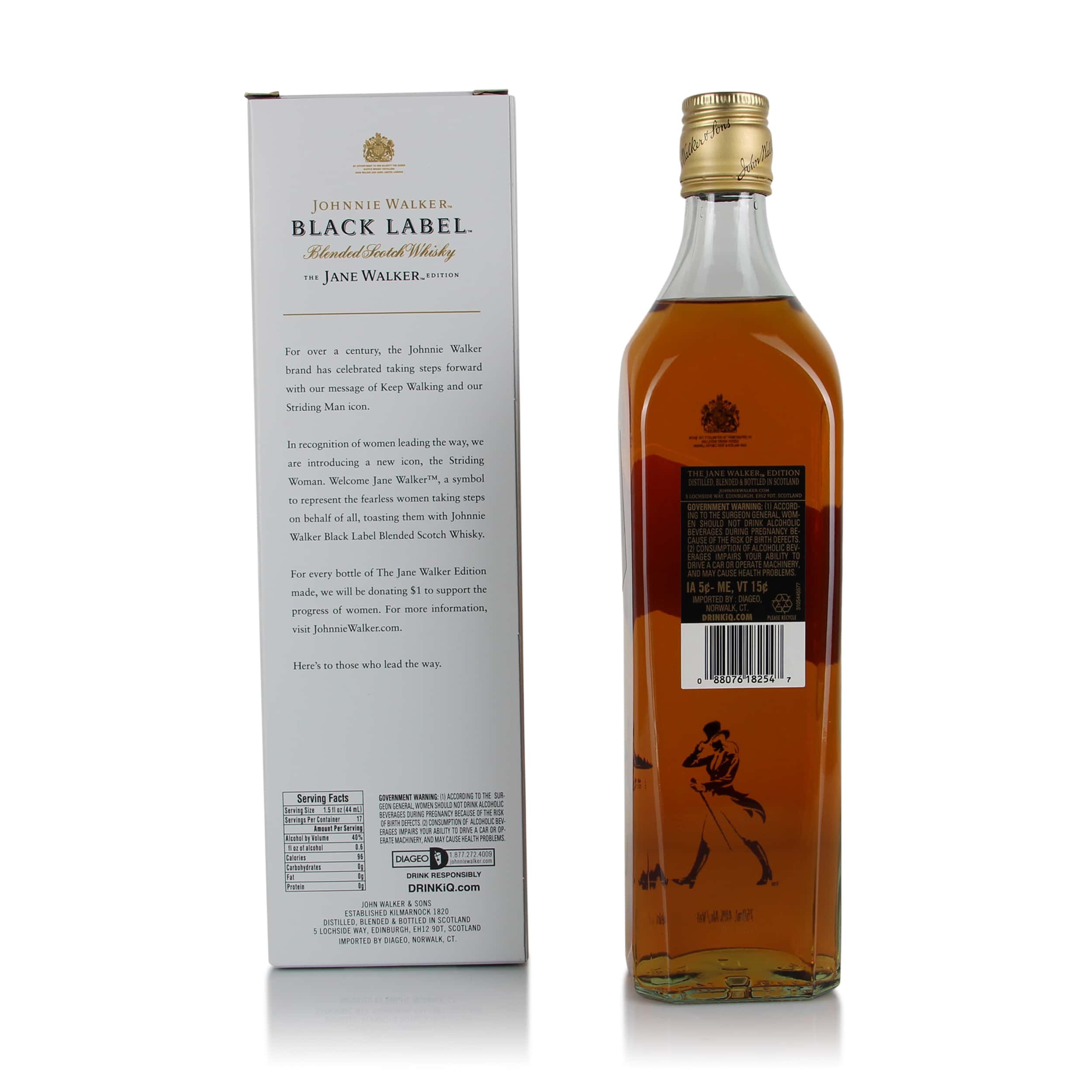 Johnnie Walker Black Label 12 Year Old The Jane Walker Edition Auction ...