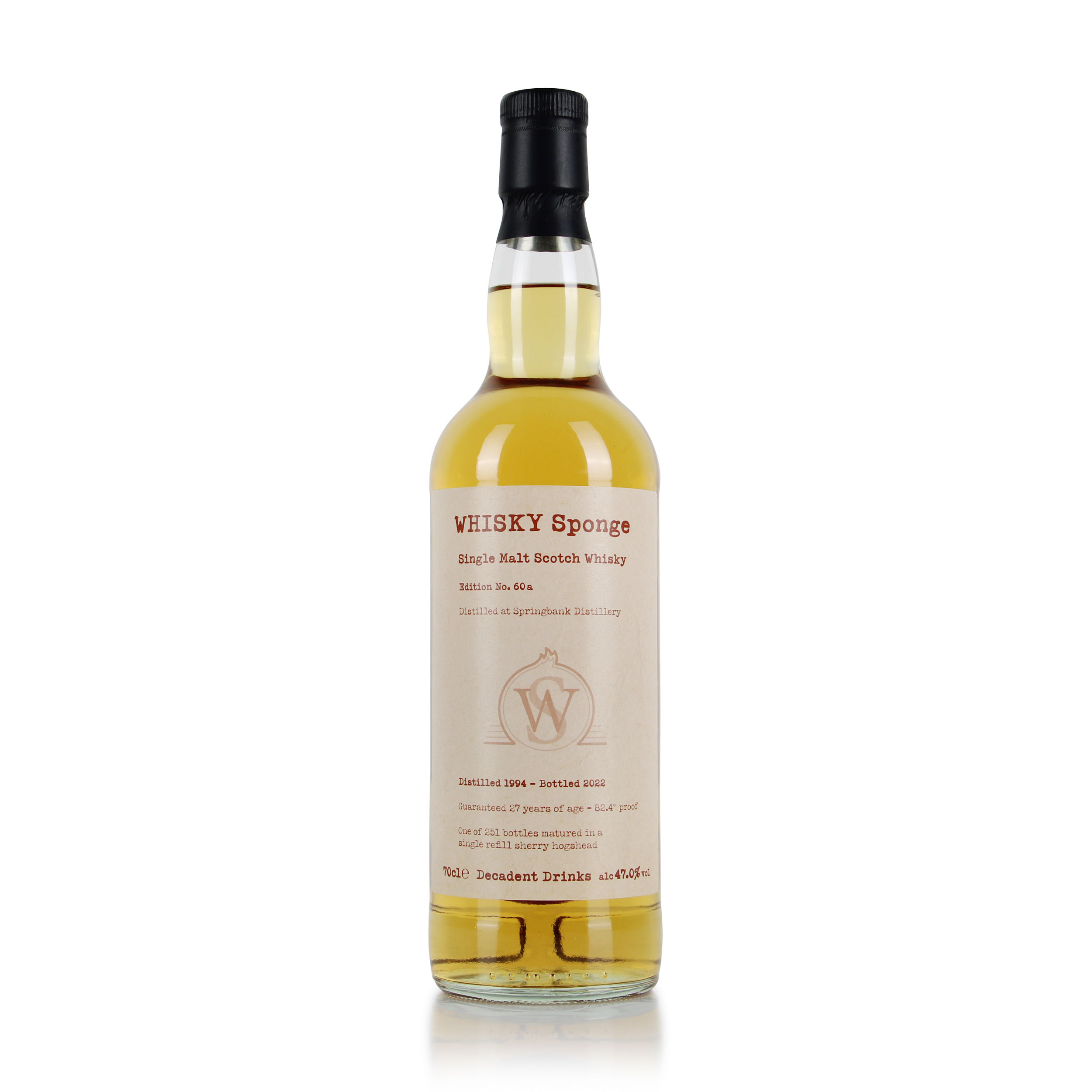 Springbank 1994 27 Year Old Refill Sherry Hogshead Edition 60a ...