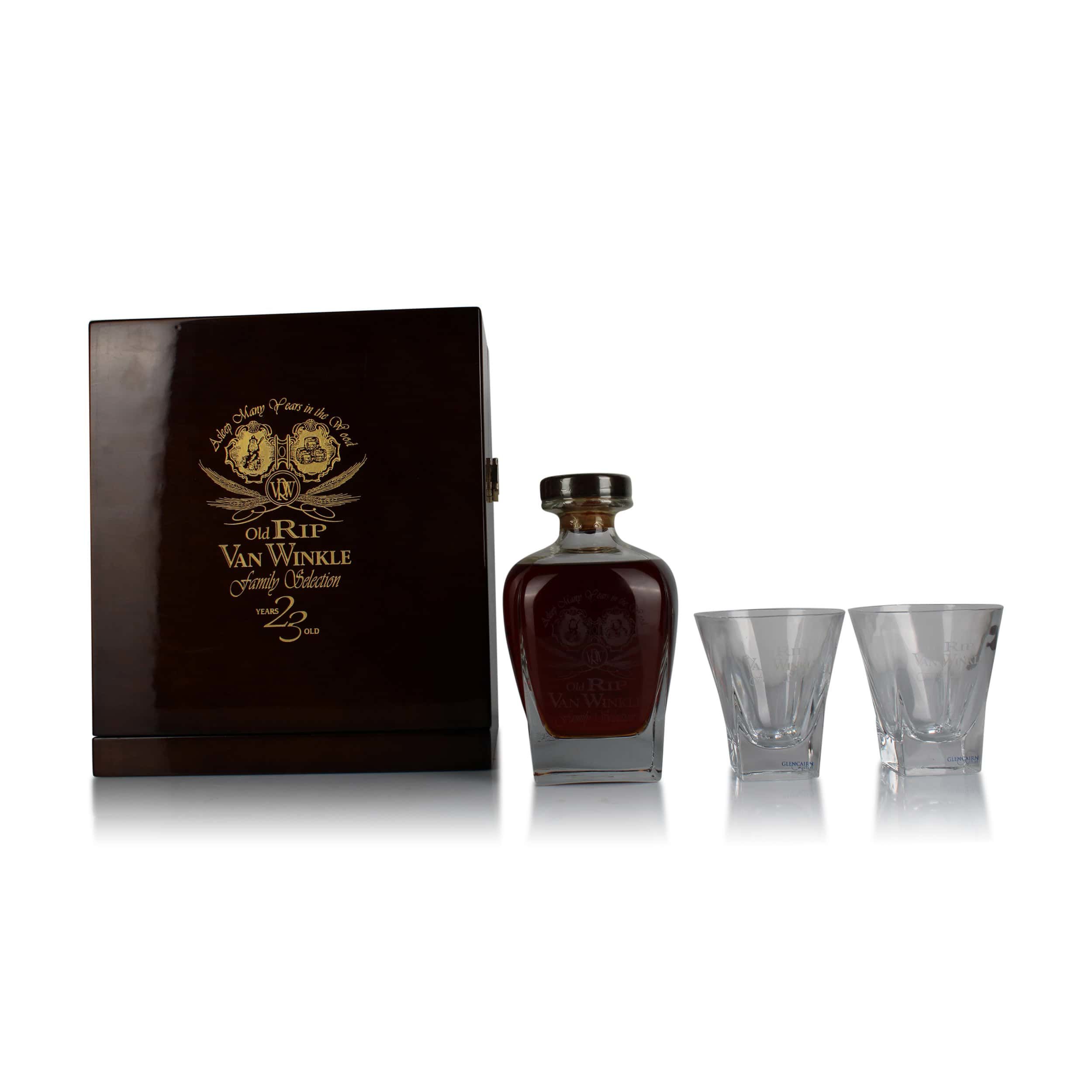 Old Rip Van Winkle Family Selection 1986 23 Year Old Bourbon Decanter ...