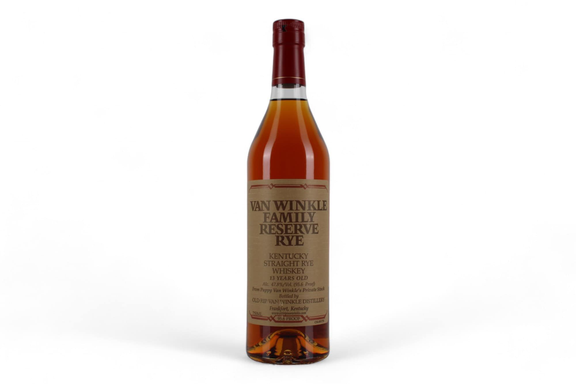 Old Rip Van Winkle Family Reserve Rye 13 Year Old 2020 Bottling Auction ...