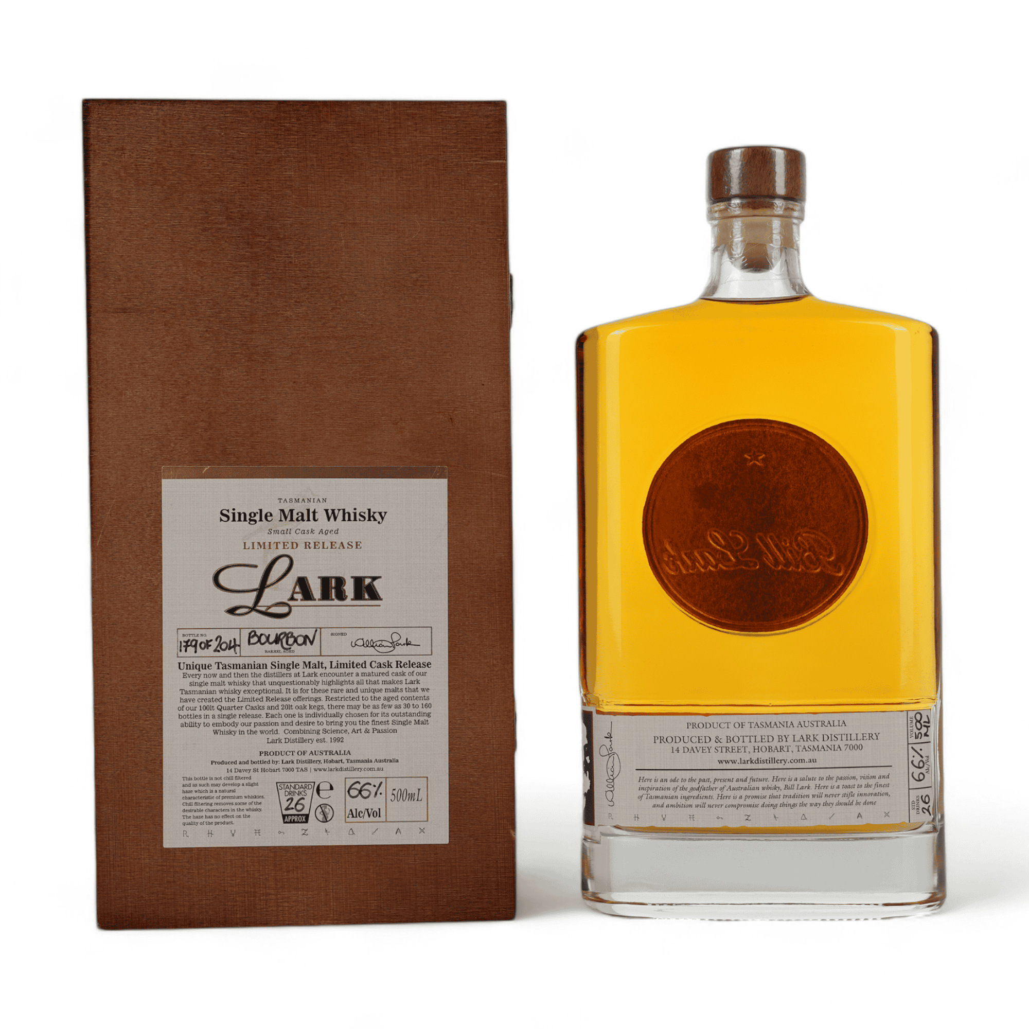 Lark Bill Lark Hall Of Fame Edition Single Port Cask Bottled 2015 ...