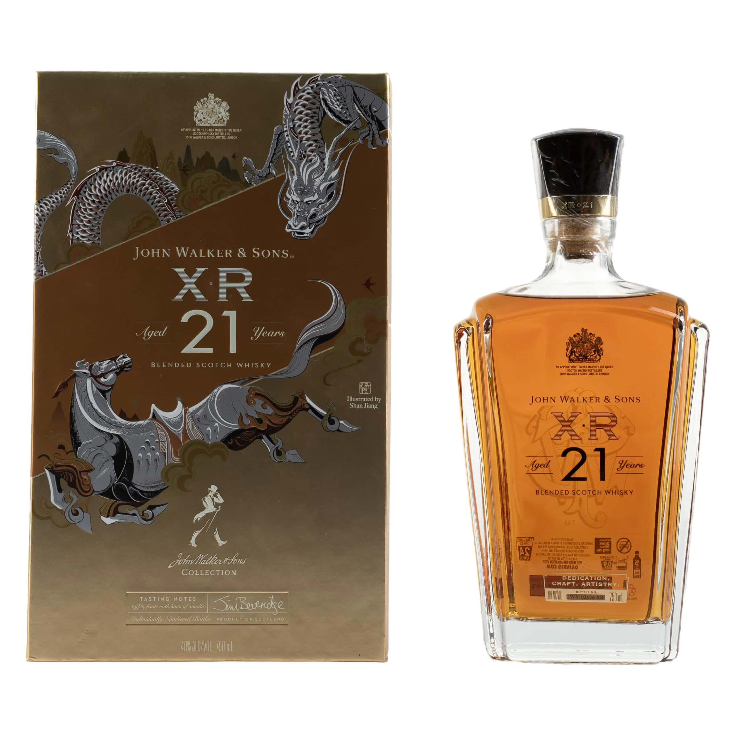 John Walker & Sons XR 21 Year Old Lunar New Year Year of the Tiger Box Auction | Australian ...