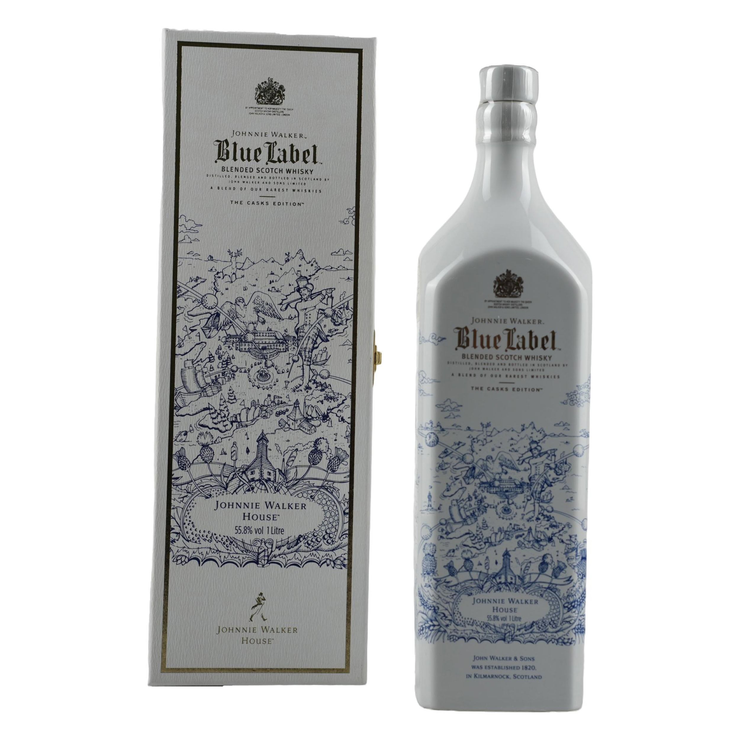 Johnnie Walker Blue Label The Casks Edition House (1000ml) Auction ...