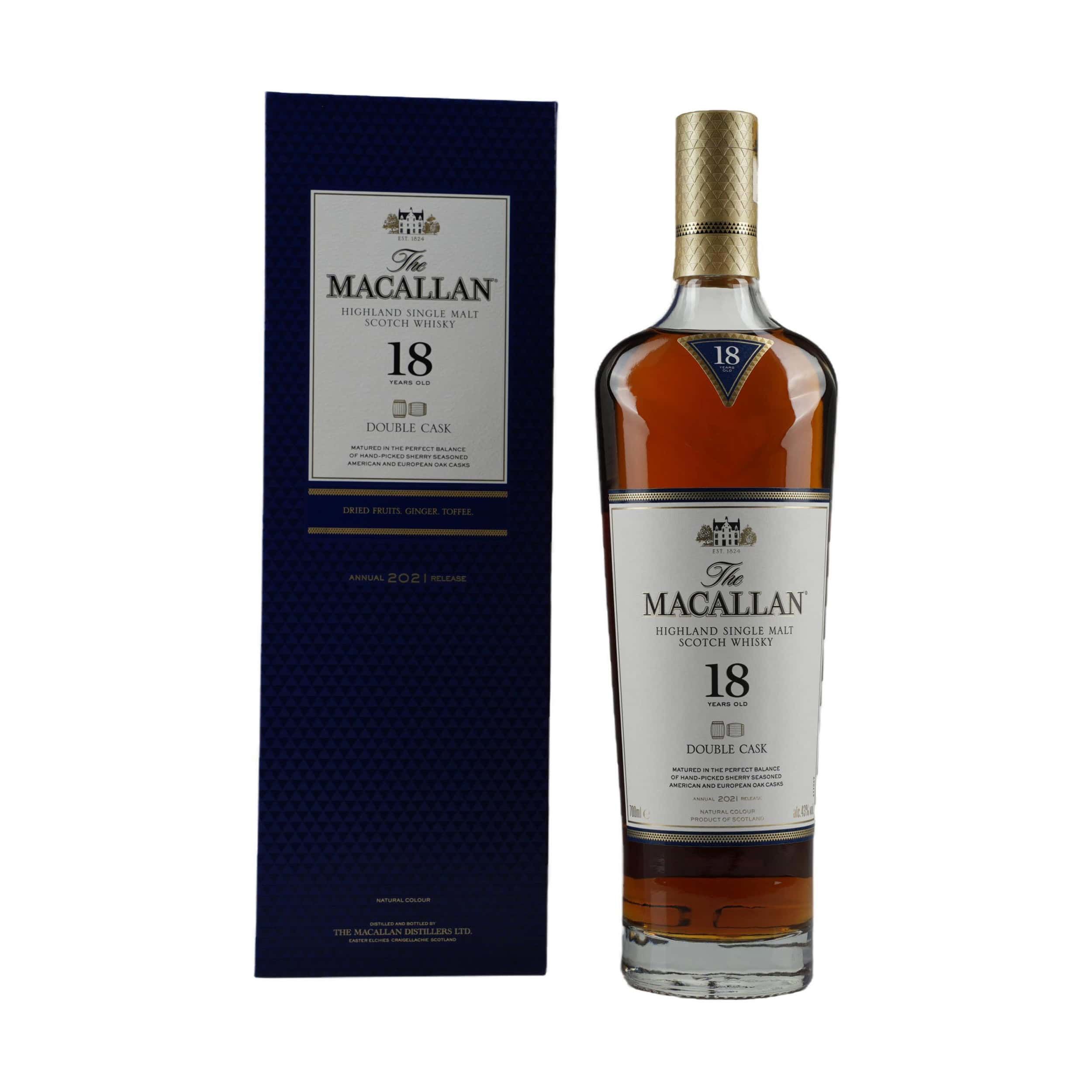 Macallan 18 Year Old Double Cask 2021 Release Auction | Australian Whisky Auctions