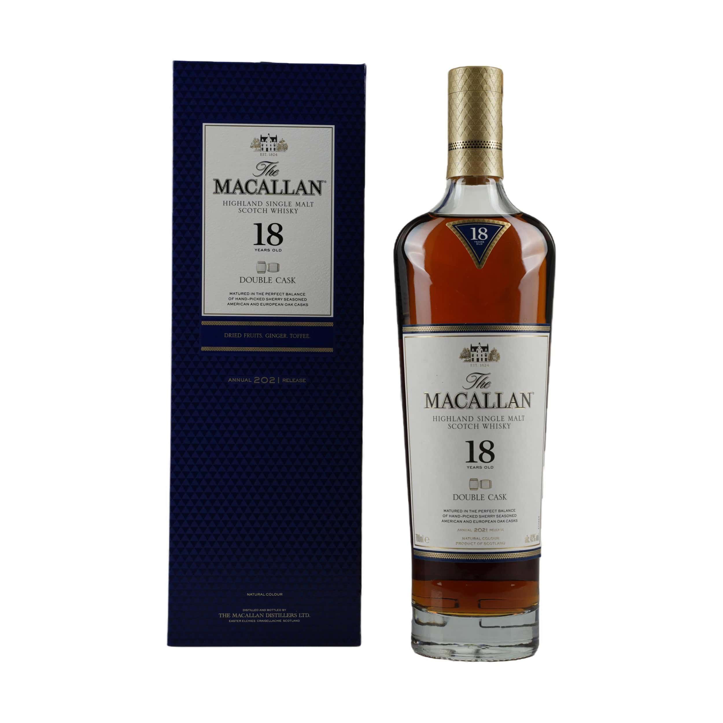 Macallan 18 Year Old Double Cask 2021 Release Auction | Australian Whisky Auctions