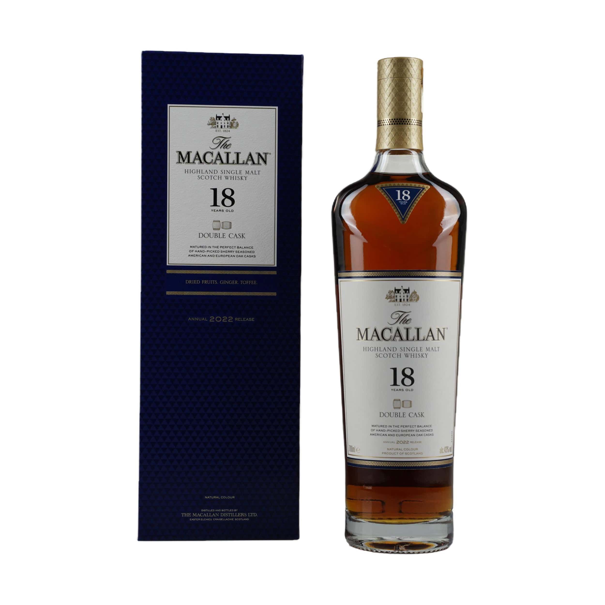 Macallan 18 Year Old Double Cask 2022 Release Auction | Australian Whisky Auctions