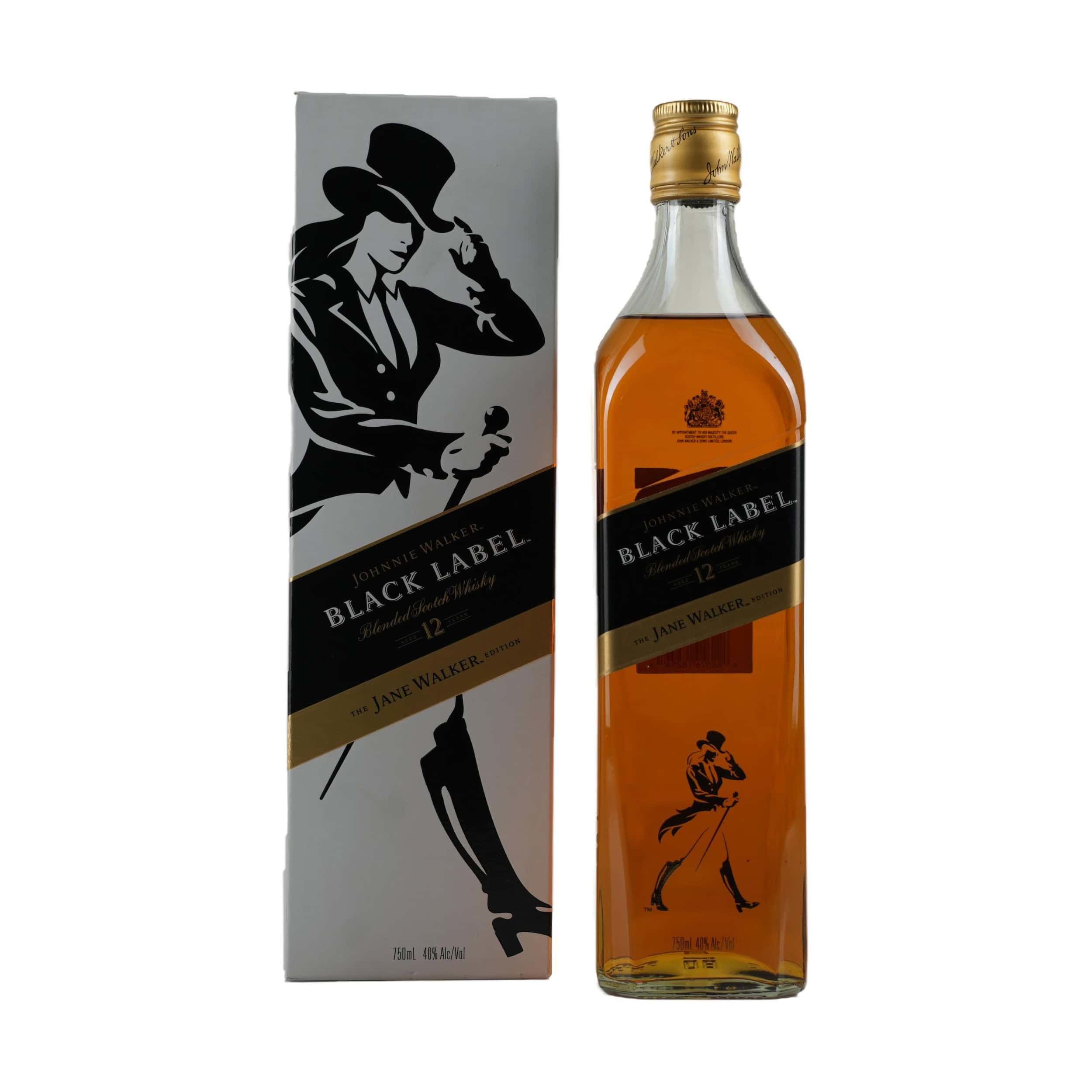 Johnnie Walker 12 Year Old Black Label Jane Walker Edition Auction ...
