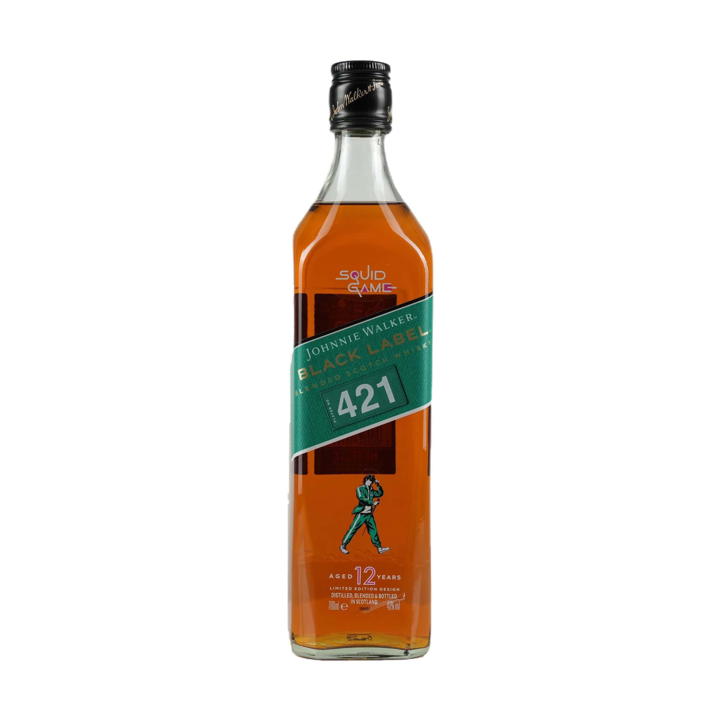 Johnnie Walker Black Label 12 Year Old Squid Game Player No. 421 ...