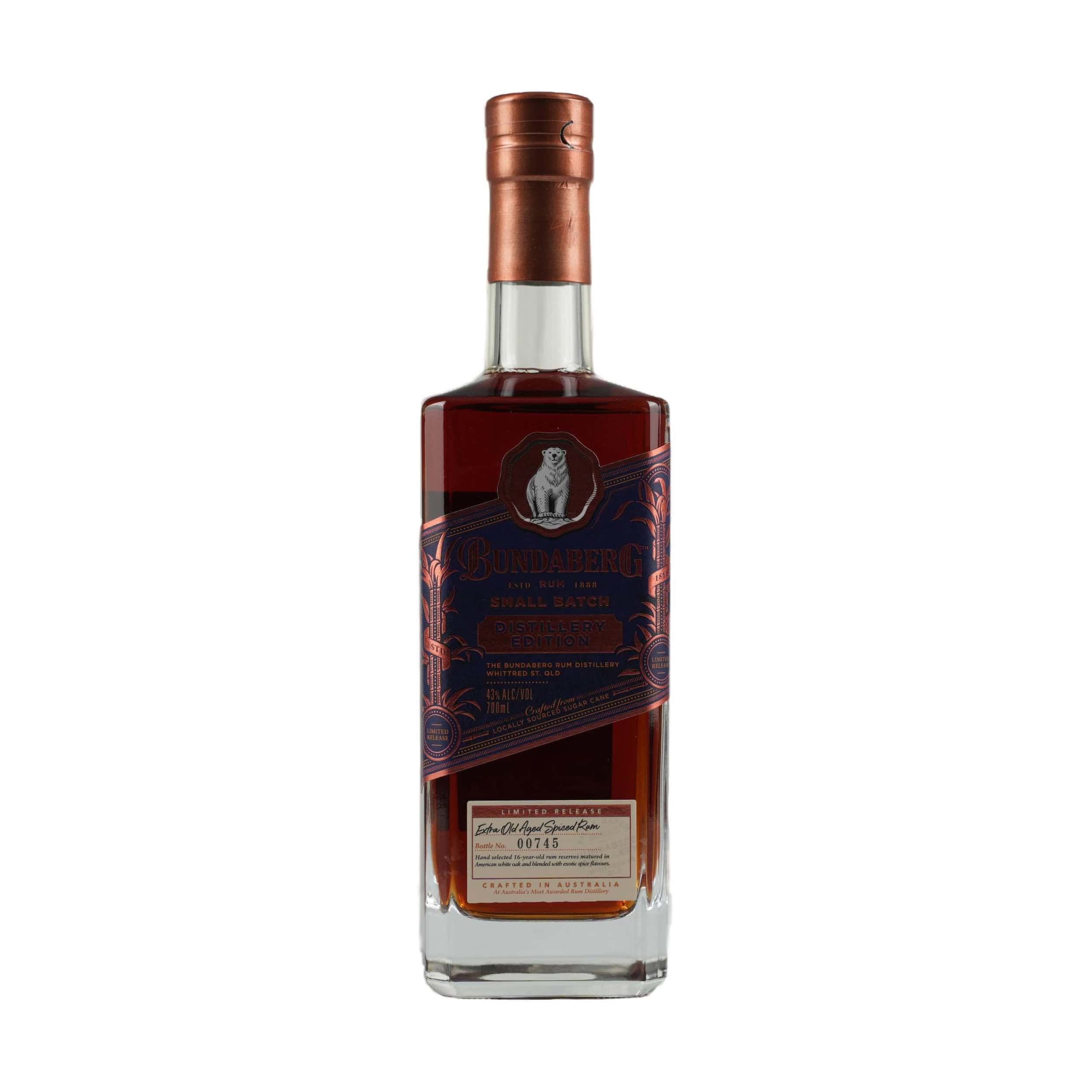 Bundaberg Rum Small Batch-Limited Edition Extra Old Aged Spiced Rum Auction | Australian Whisky ...