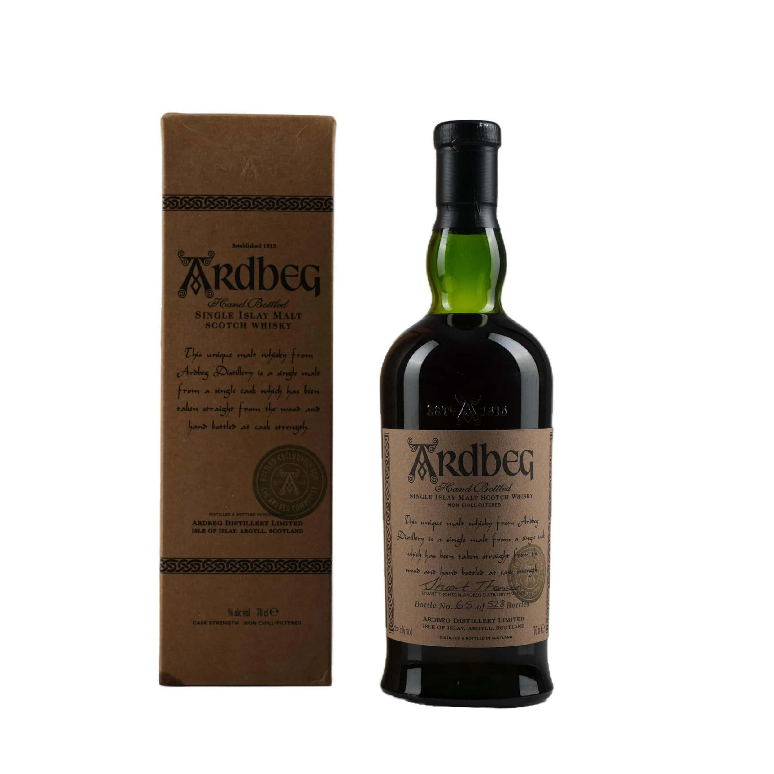 Ardbeg 1976 Single Cask Sherry Butt #2392 Committee Release Bottled ...